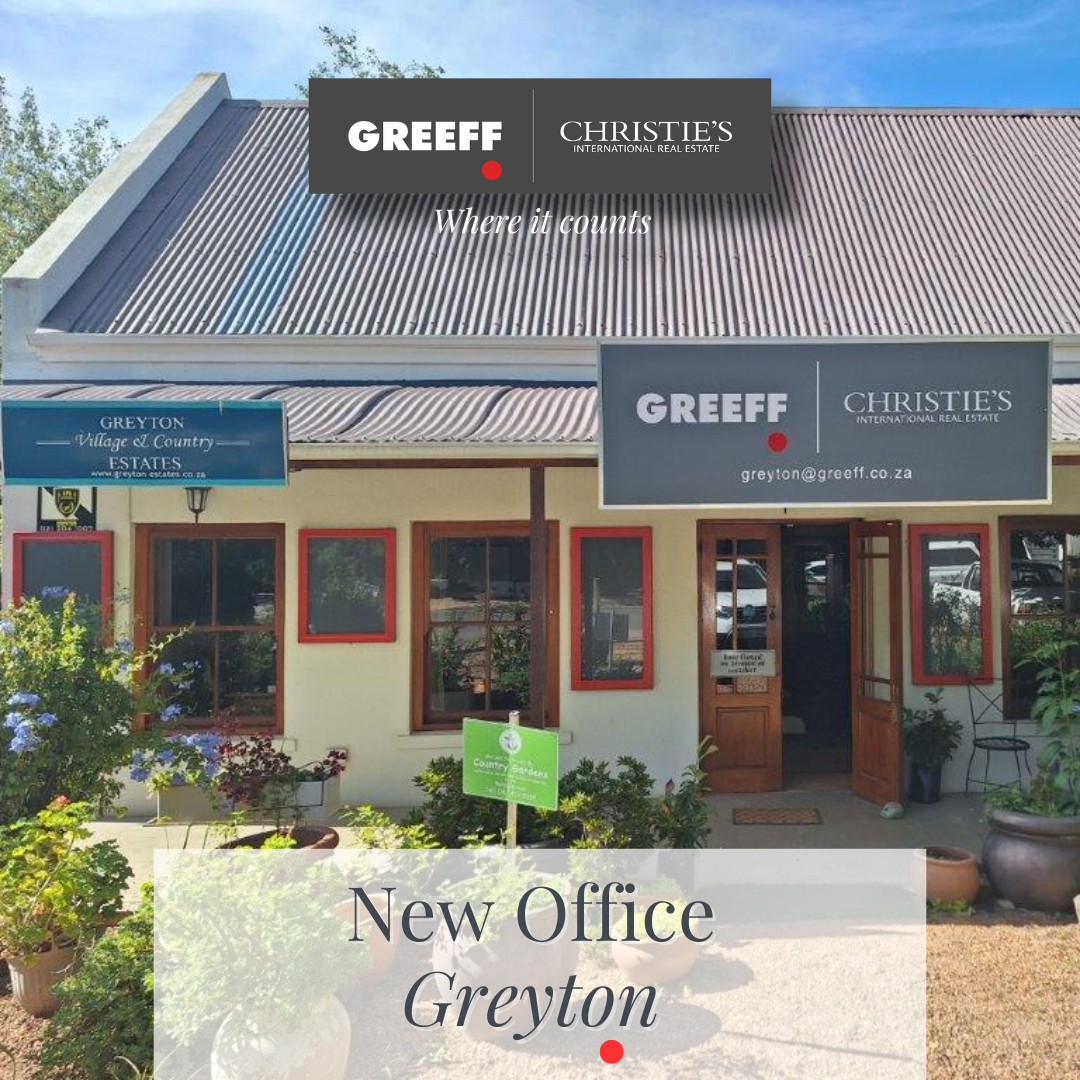 Greyton Welcomes New Greeff Christie's Office